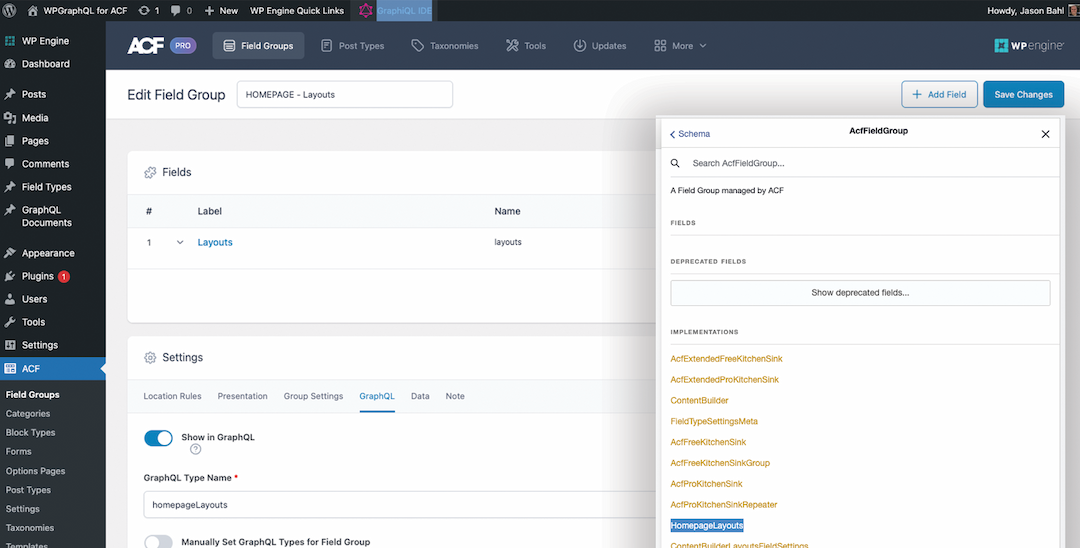 WPGraphQL for ACF